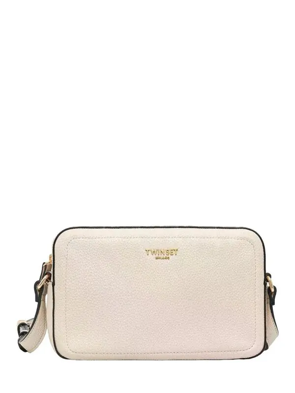 TWINSET Logo-lettering Crossbody Bag - Neutrals