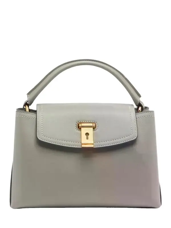 Bally Lock-me Small Tote Bag - Grey