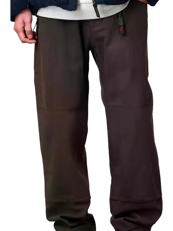 Gramicci Panelled Straight Leg Trousers - Brown