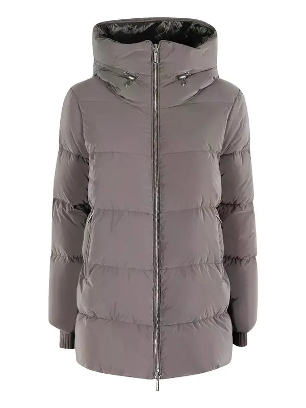 MOORER Carinthia Hooded Puffer Coat - Grey