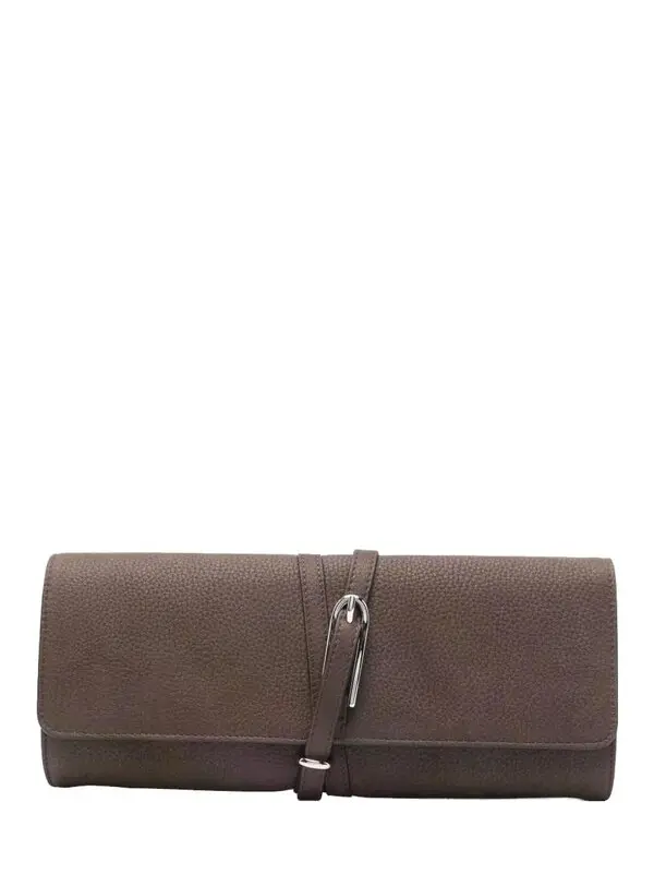 LIFFNER Belted Clutch Bag - Brown