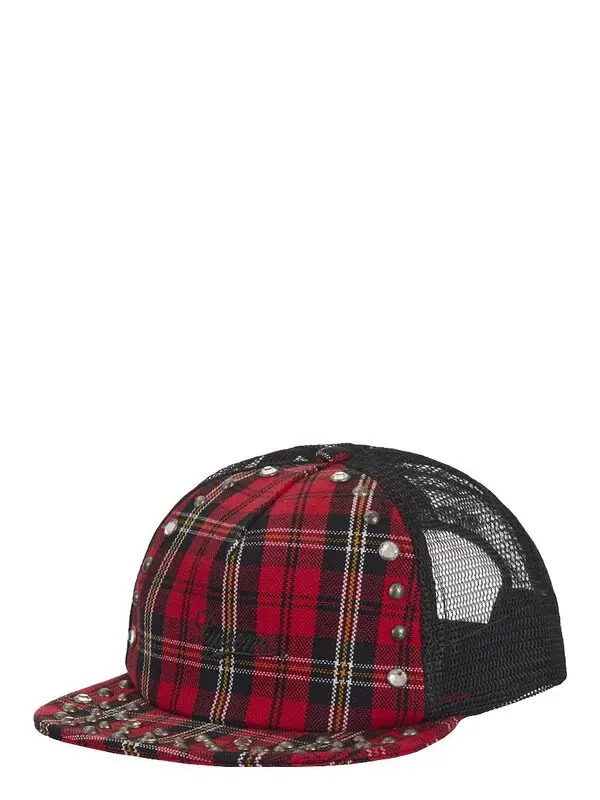 Supreme B.b. Simon Studded Mesh Back 5panel - Plaid