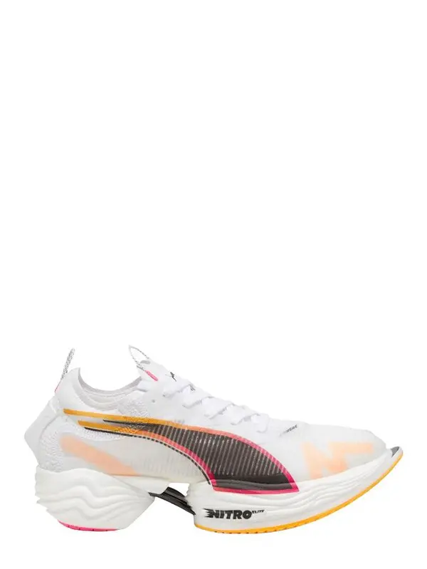PUMA Fastr Nitro Elite 2 Sneakers - White/sunset Glow/sun Stream