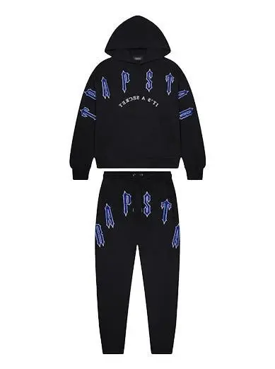 Trapstar Irongate Arch Chenille 2.0 Tracksuit - Black/blue