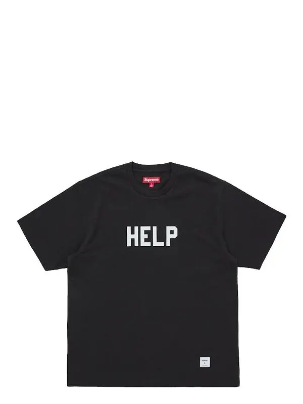 Supreme Help Short Sleeve Top - Black