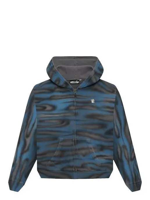 HELLSTAR Path To Paradise Airbrush Zip-up - Blue