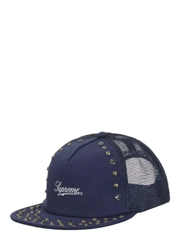 Supreme B.b. Simon Studded 5-panel Hat - Navy Blue