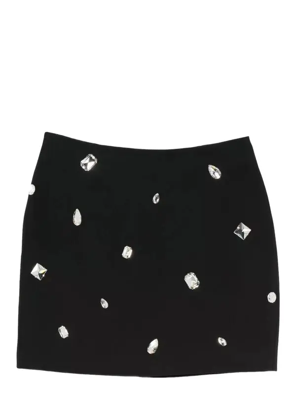 David Koma Embellished Mini Skirt - Black