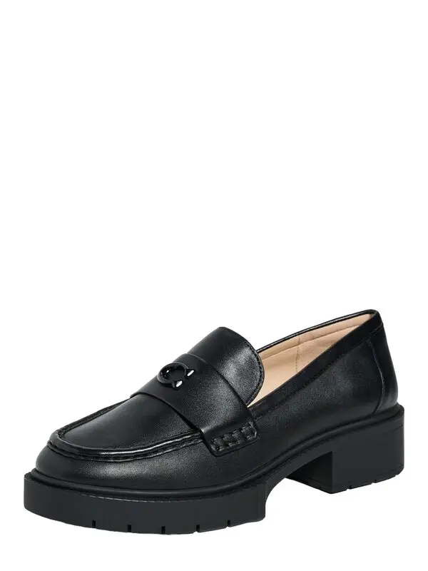 Coach Leah Loafers - Leather/black