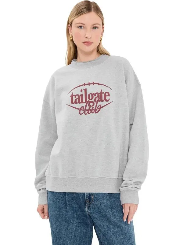 STATE & LAKE Tailgate Club Graphic Sweatshirt - Heather Grey