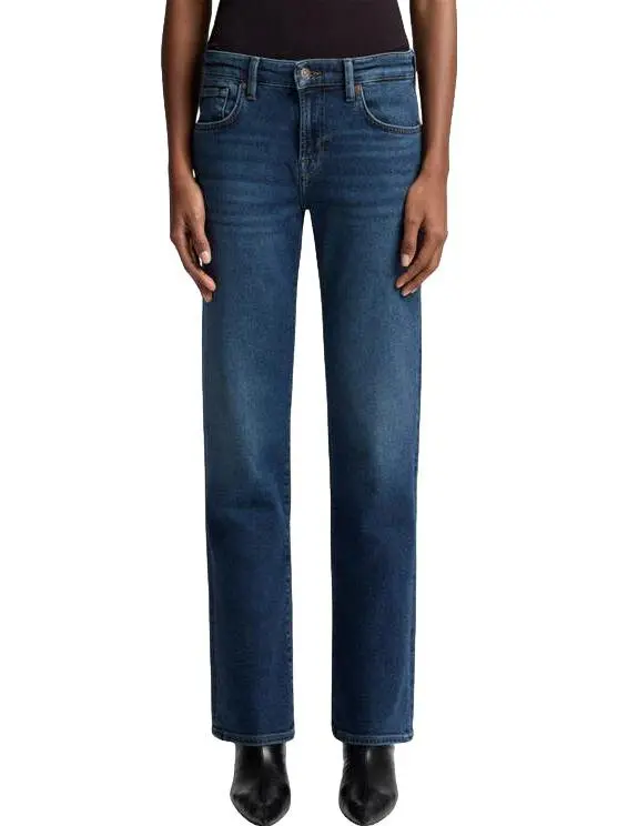 7 For All Mankind Calie Ankle Straight-leg Jeans - Cisco
