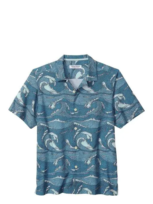 Tommy Bahama Bahama Coast Wavescape Oasis Islandzone® Camp Shirt - Continental