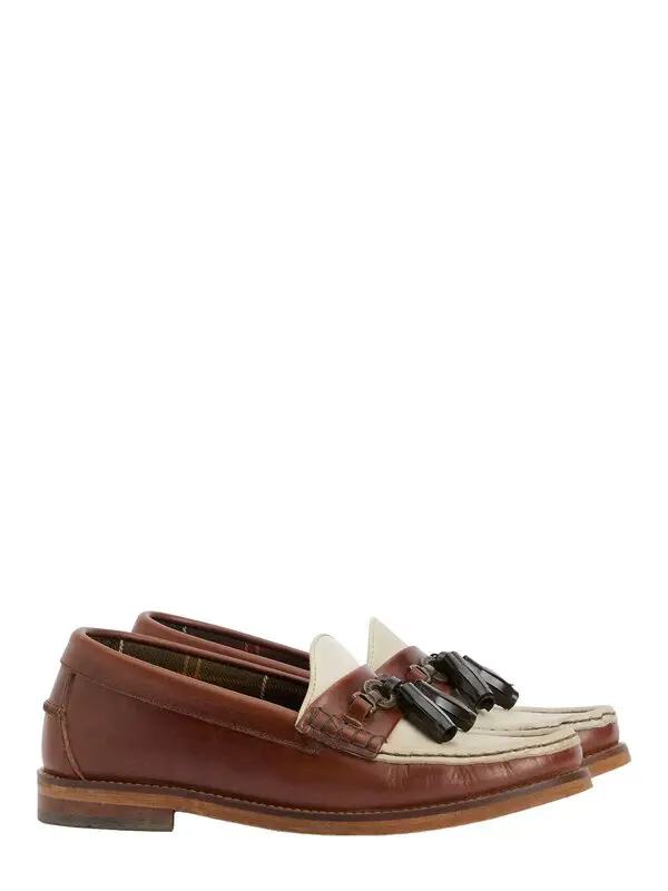 Barbour Jen Tassel Loafer - Mahogony