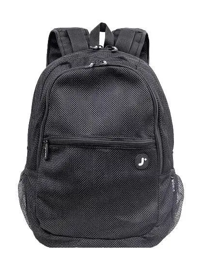 J WORLD Mesh Backpack - Black