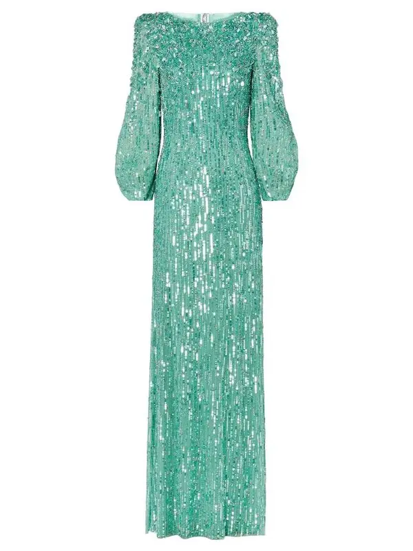 Jenny Packham Ziva Gown - Pearl Aqua