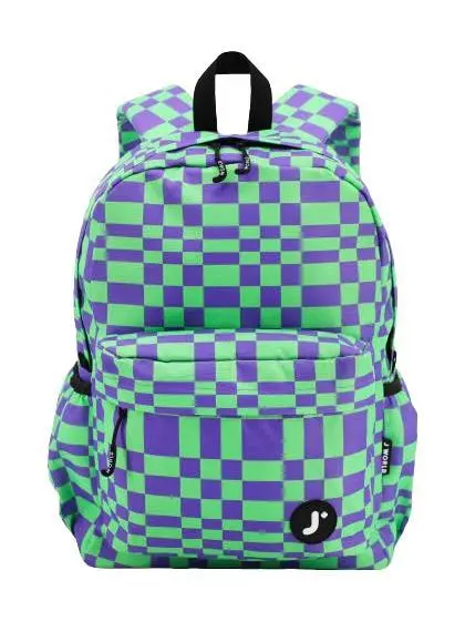 J WORLD Oz 17" Daily Backpack - Pixel Checkers