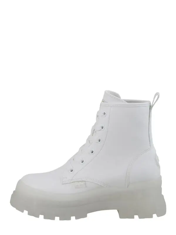 BUFFALO BOOTS Aspha Rld Flat Bootie - White