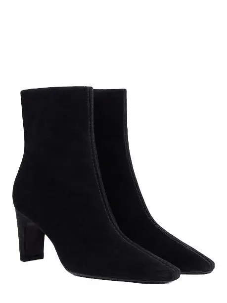 REFORMATION Tatyana Bootie - Black Suede