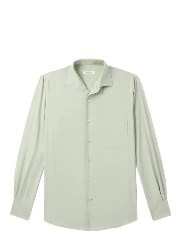 Loro Piana André Silk Shirt - Green
