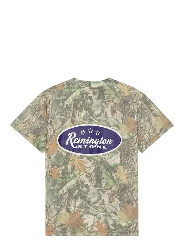 REMINGTON STONE Star Tee - Woodland Camo