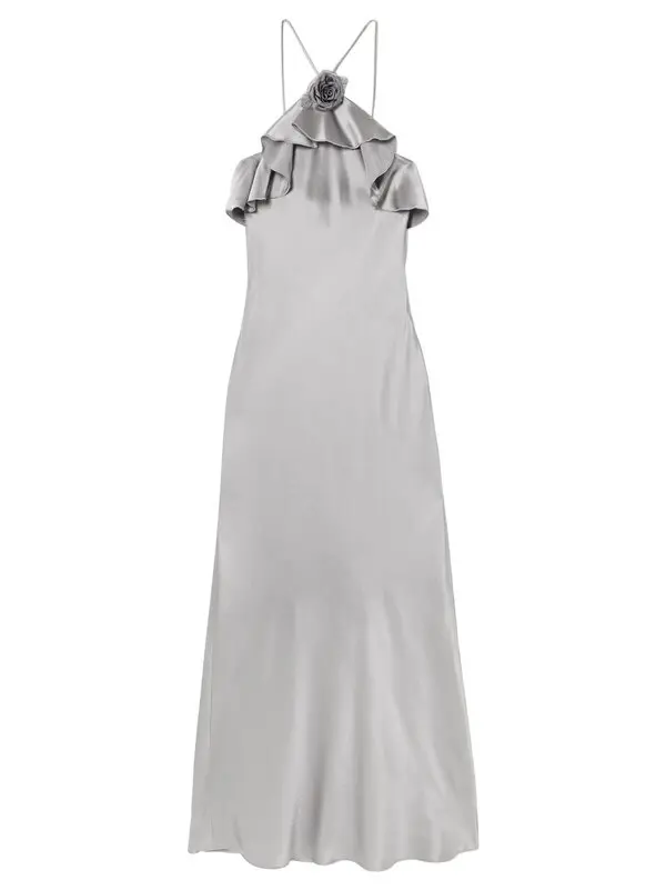 Silver Satin Dresses – Luxe Formal Casual Picks Editorialist