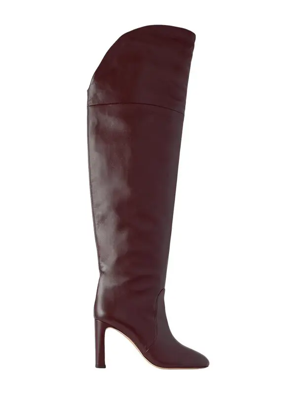 STUART WEITZMAN Babette Tubo Over-the-knee Boots - Burgundy