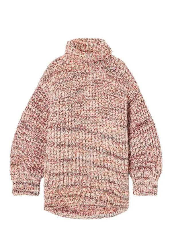 Missoni Ribbed Wool Turtleneck Sweater - Multi
