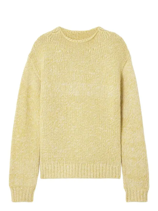 Le Kasha Brest Organic Cashmere Sweater - Yellow