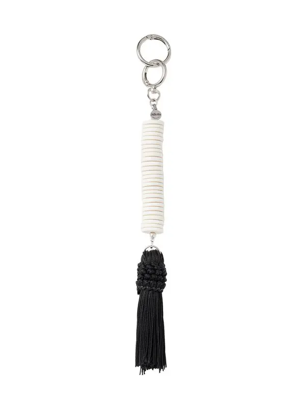 JULIETTA Helene Tasseled Bag Charm - Neutrals