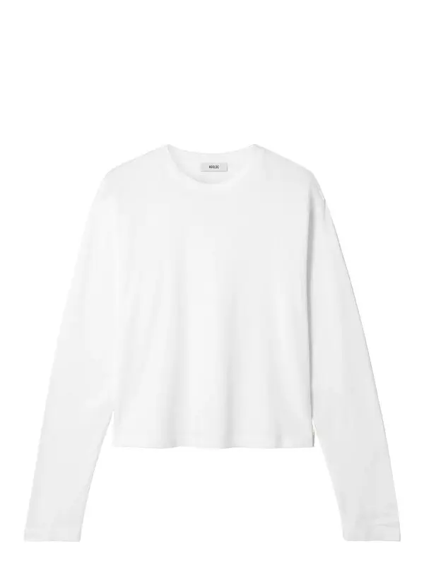 AGOLDE Sydney Organic Cotton-jersey T-shirt - White