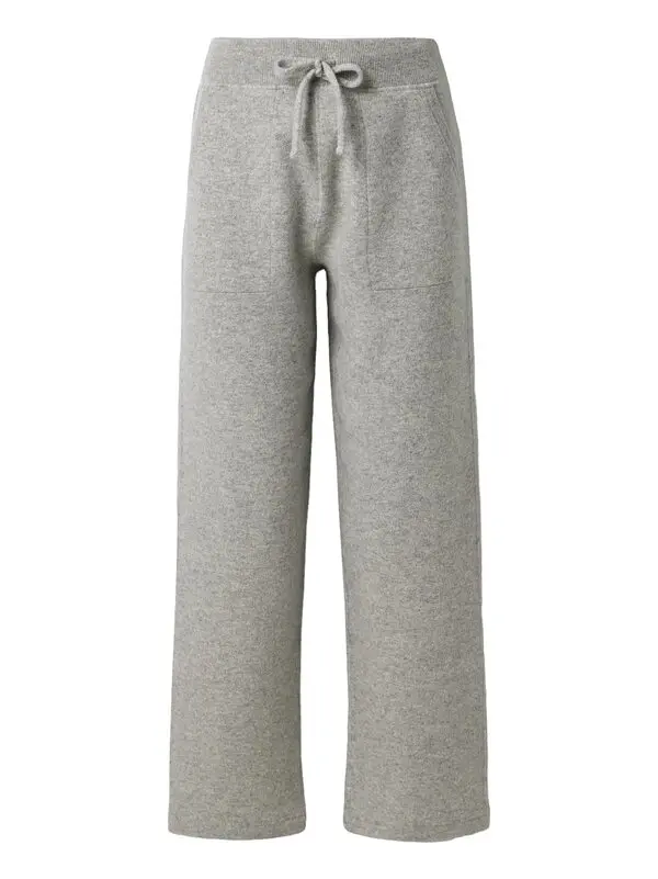 Aimé Leon Dore Cashmere-blend Jersey Track Pants - Gray