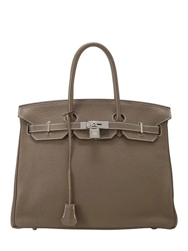 Hermès Clemence Birkin 35 - Etoupe