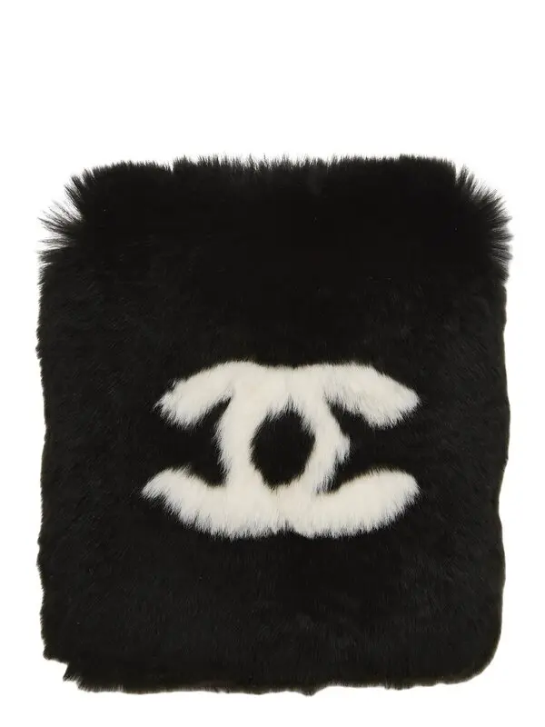 Chanel Lapin Arm Warmer - Black