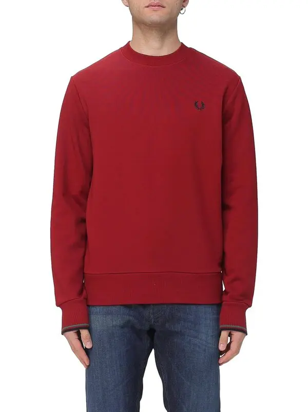 Fred Perry Sweatshirt - Red