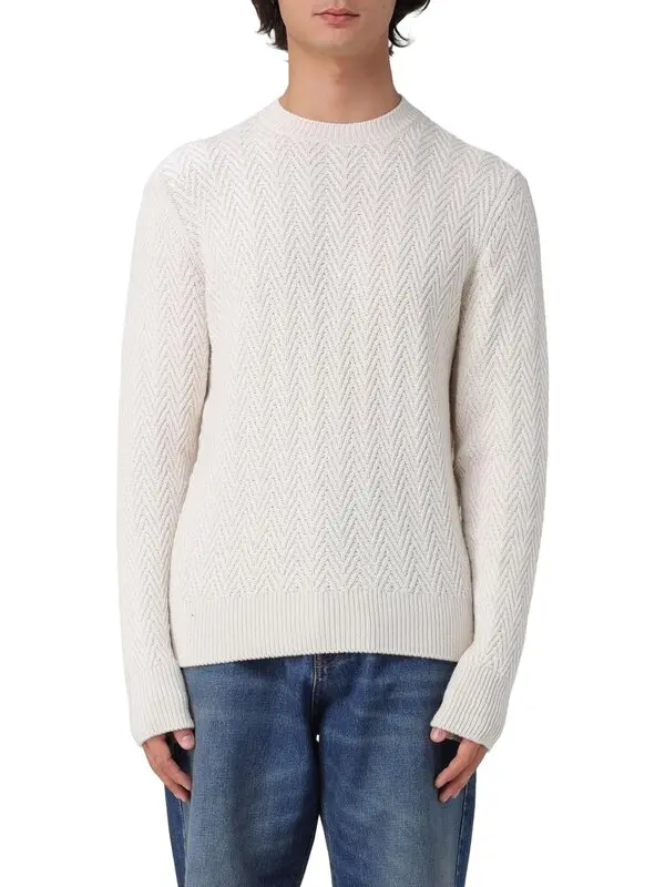 BOSS Pullover Sweater - White