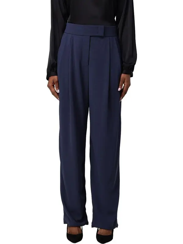 Giorgio Armani Wide Leg Trousers - Blue