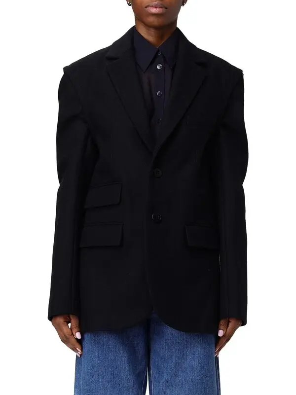 Tibi Single Breasted Jacket - Black