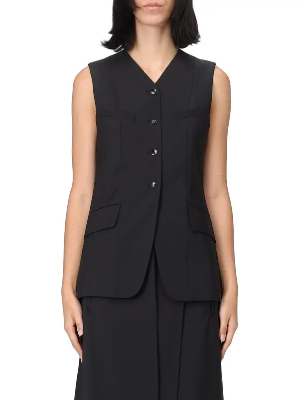 Tibi Waistcoat - Black