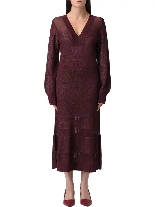 TWINSET Dress - Burgundy