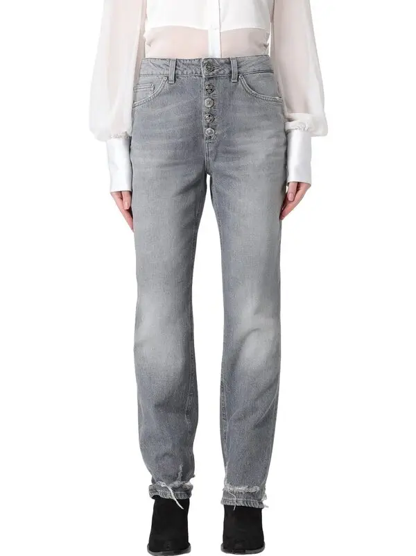DONDUP Straight Leg Jeans - Grey