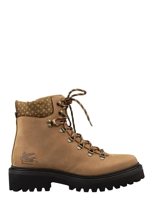 Etro Lace-up Boots - Brown
