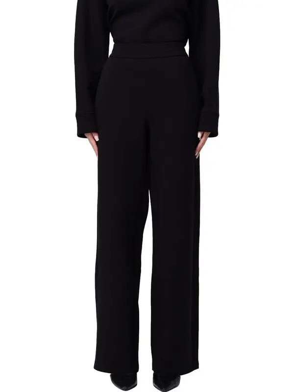 Emporio Armani Wide Leg Trousers - Black