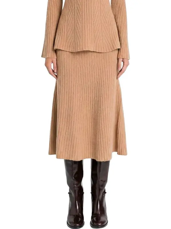 TWINSET Skirt - Camel