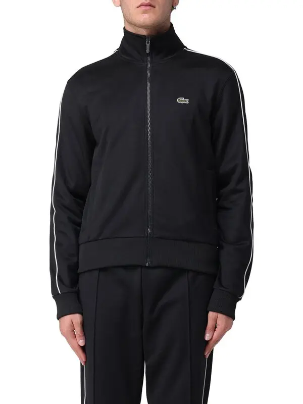 Lacoste Full Zip Sweatshirt - Black