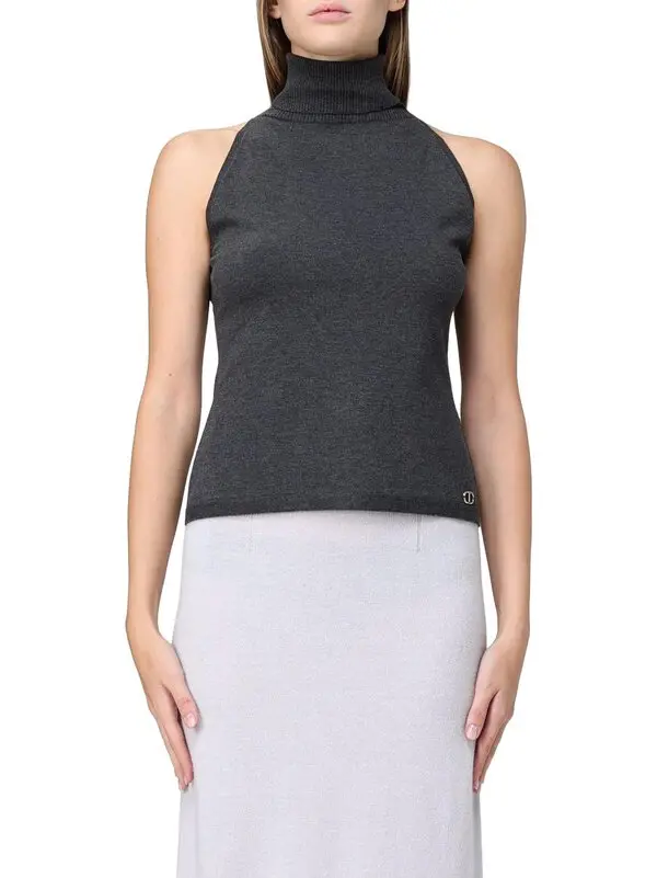 TWINSET Top - Grey