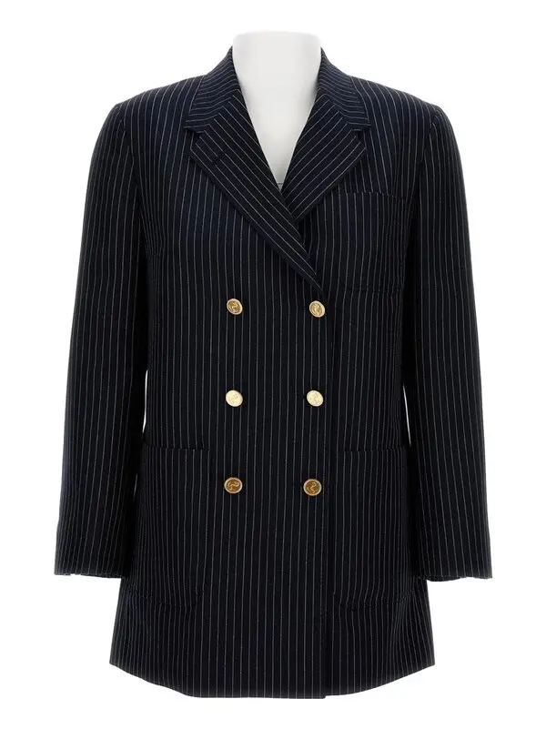 Thom Browne Double-breasted Blazer - Blue