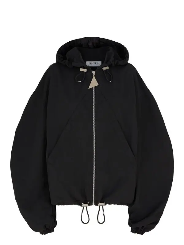 Attico Hooded Jacket - Black