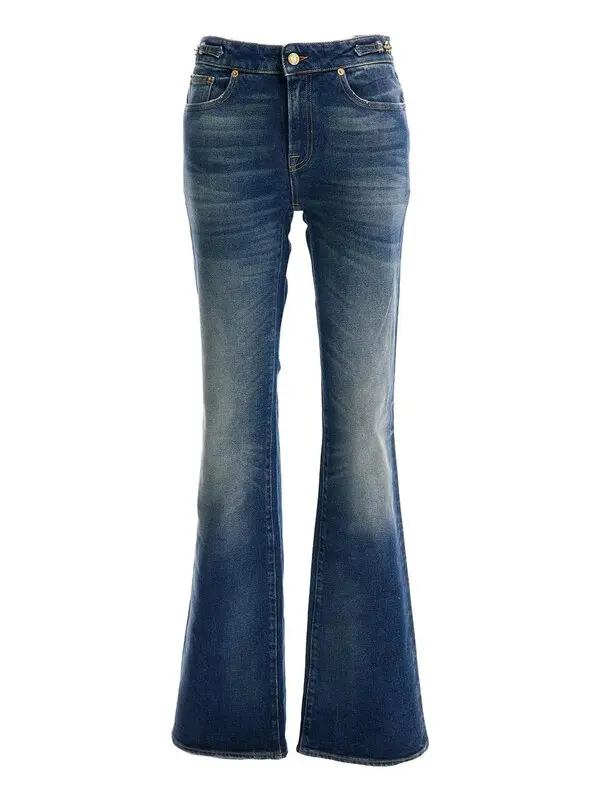 GOLDEN GOOSE Ophelia Bootcut Denim - Blue