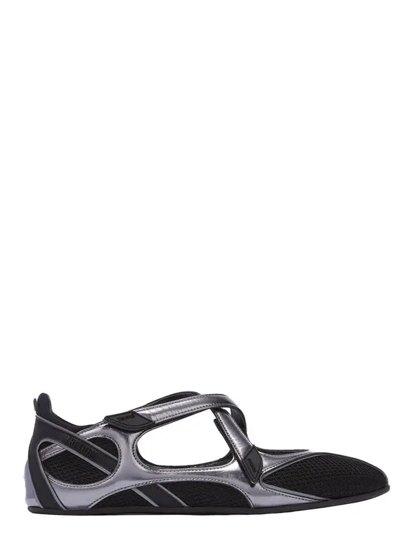 Attico Nomad Ballerina Flat - Black