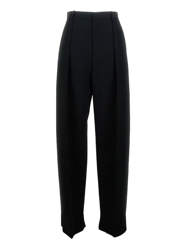 Bottega Veneta High-waisted Trousers - Black